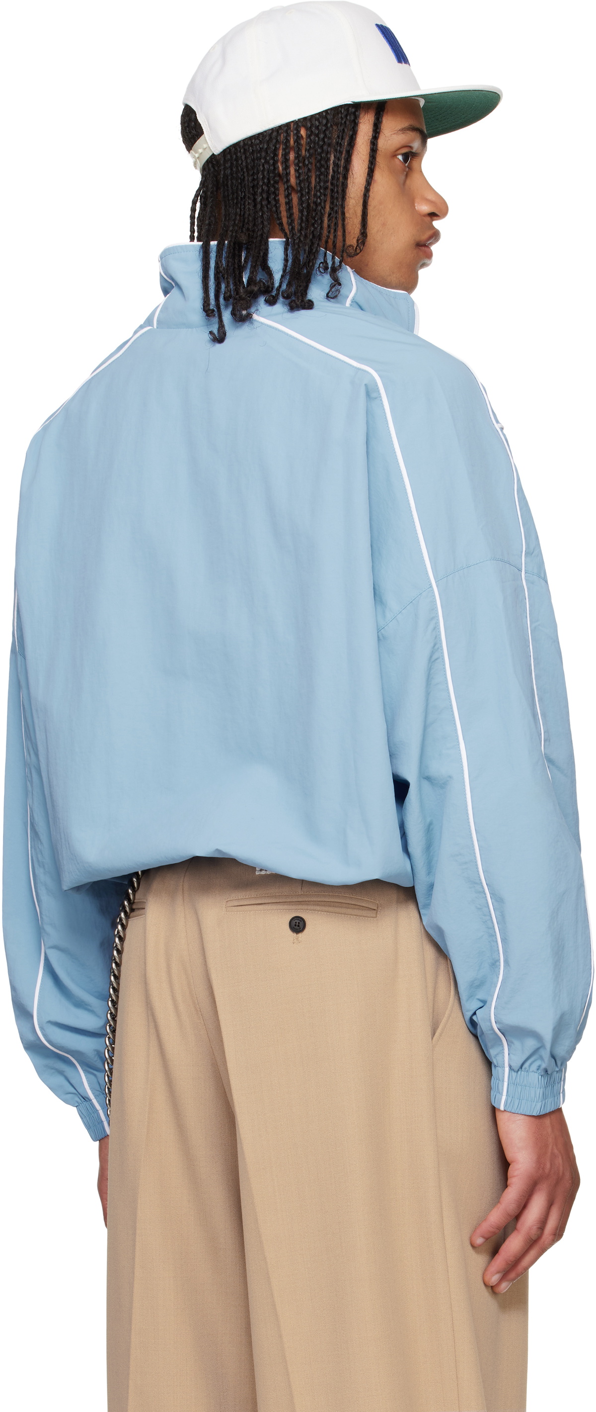 WILLY CHAVARRIA Blue Ruff Rider Jacket Willy Chavarria