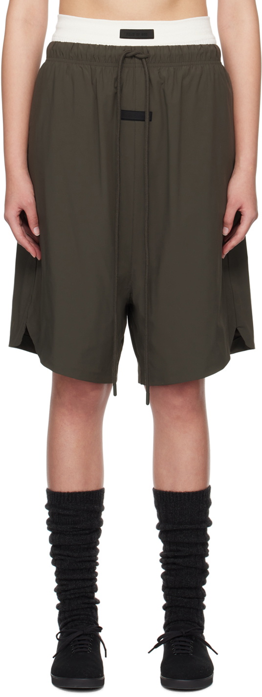 Fear of God ESSENTIALS Gray Relaxed Shorts Fear Of God Essentials
