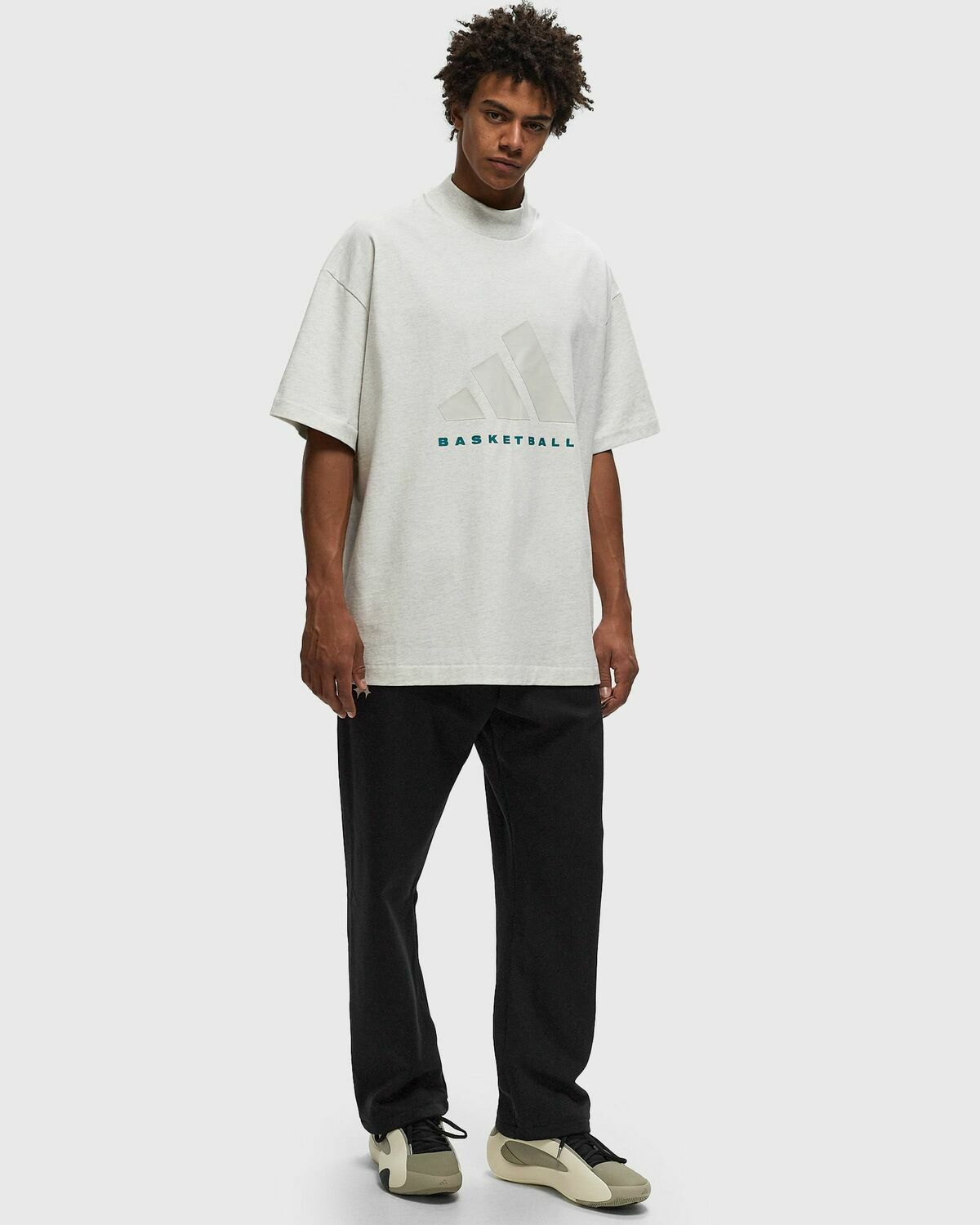 Adidas ONE CTN JER TEE Grey Mens Shortsleefe adidas