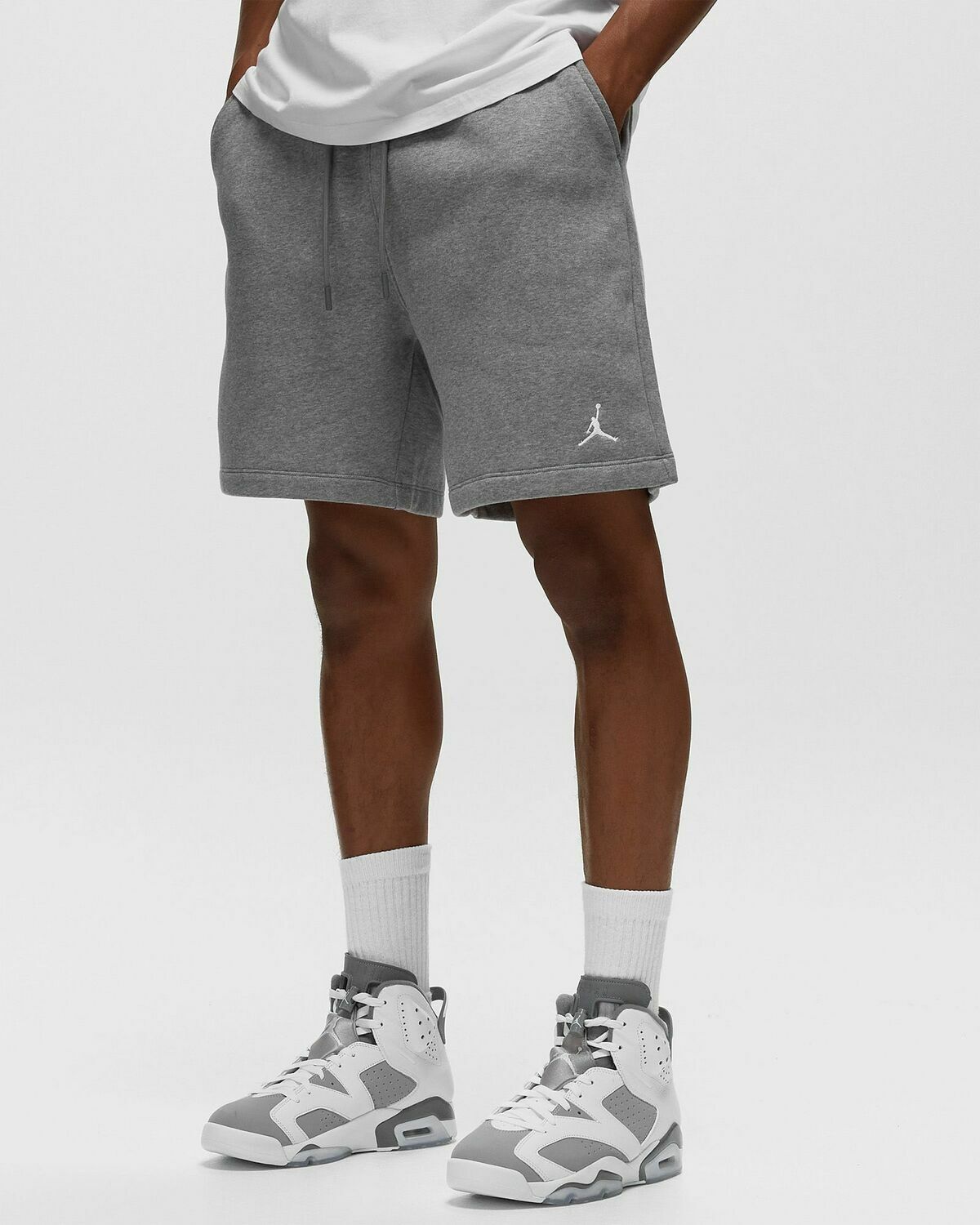 Jordan Essentials Fleece Shorts Grey Sport & Team Shorts JordanLuca