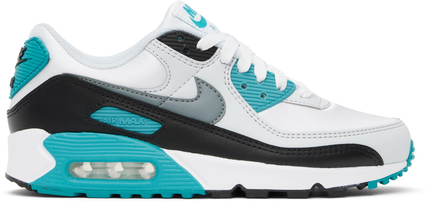 Nike Gray & Blue Air Max 90 Sneakers Nike
