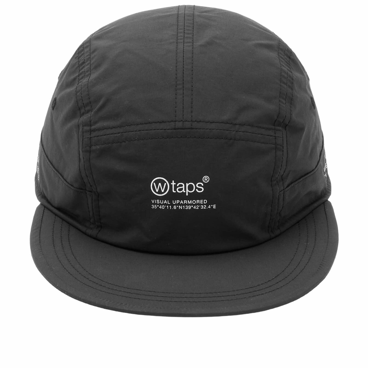 WTAPS Men's T-7 Pertex 5 Panel Cap in Black WTAPS