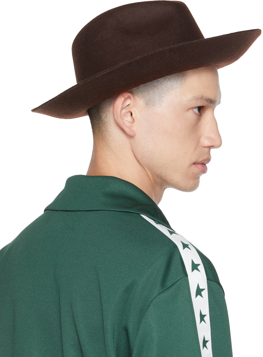 Golden Goose Brown Studded Fedora Golden Goose Deluxe Brand
