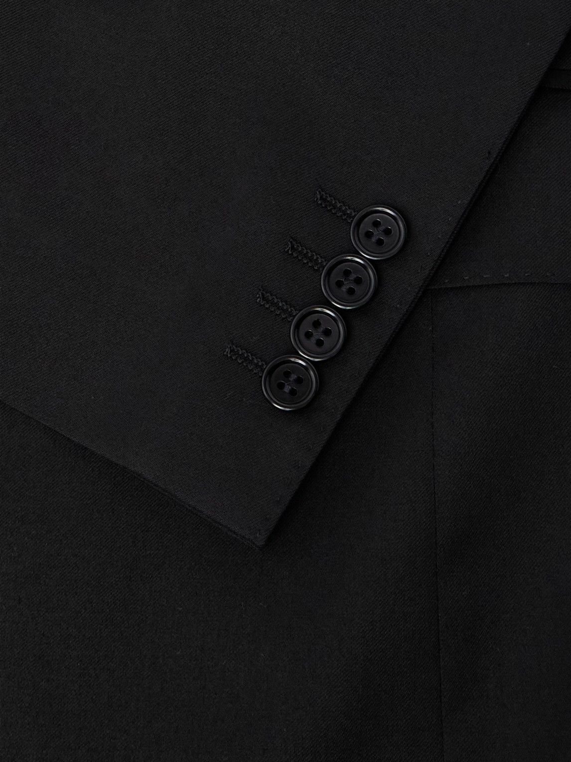 Canali - Super 130s Wool Suit Jacket - Black Canali