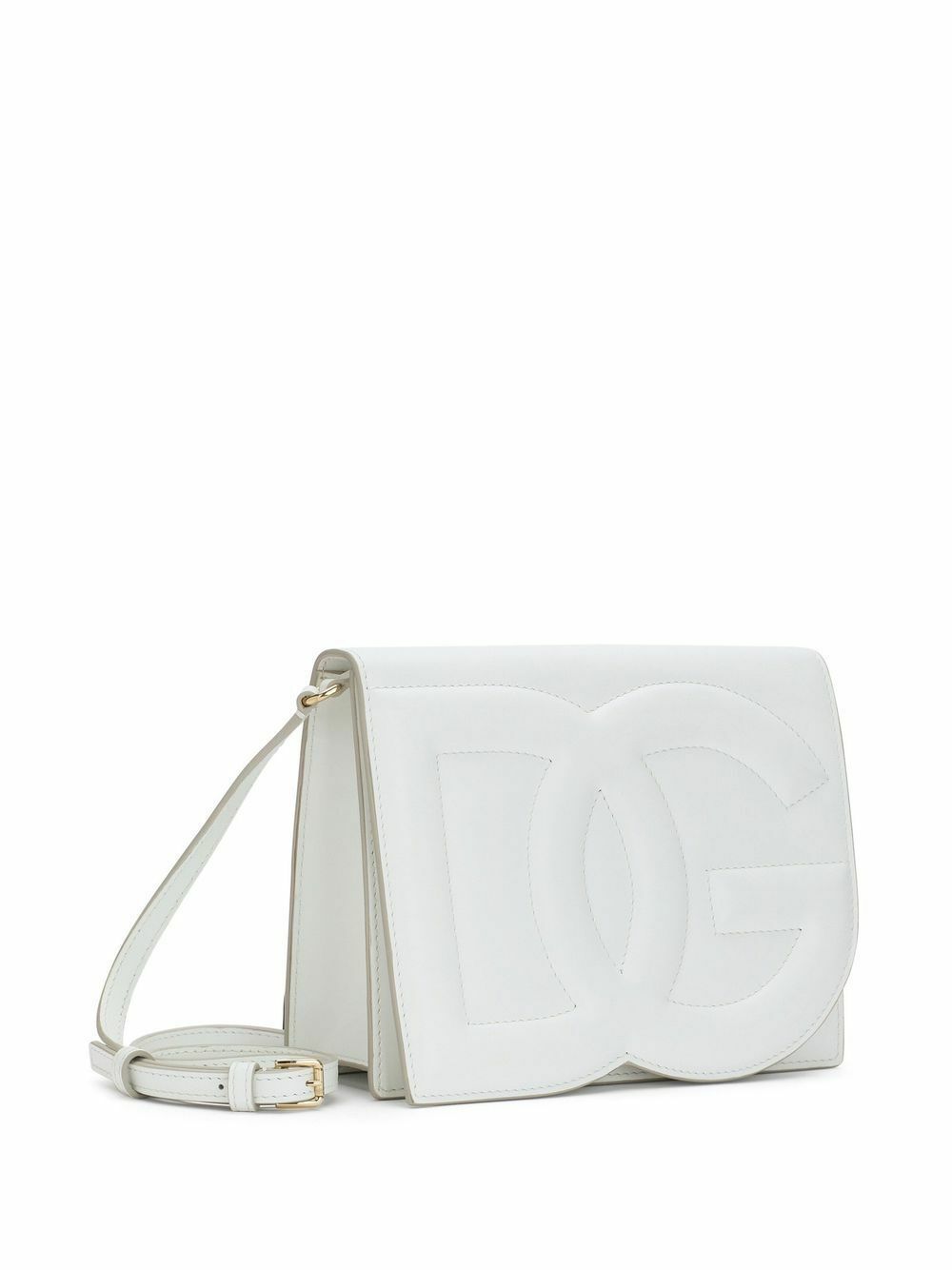 Dolce & Gabbana White DG Logo Leather Cross Body Bag Dolce & Gabbana