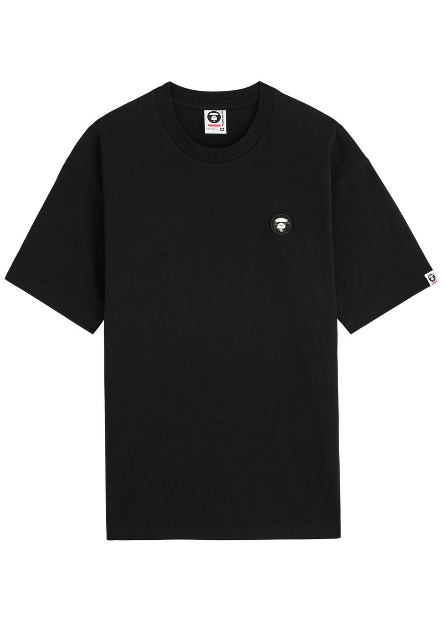 Aape Logo-appliquéd Cotton T-shirt Black AAPE by A Bathing Ape