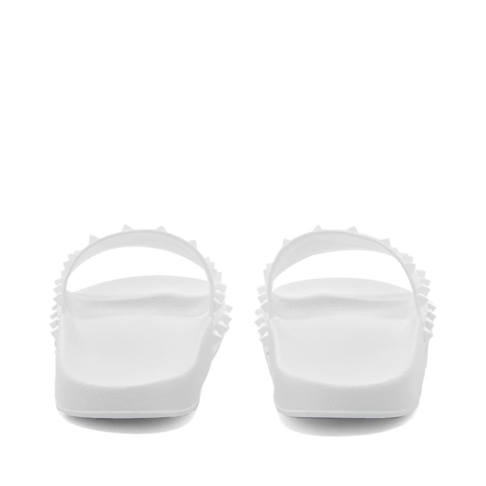 Valentino Men's Rockstud Pool Slide in White Valentino