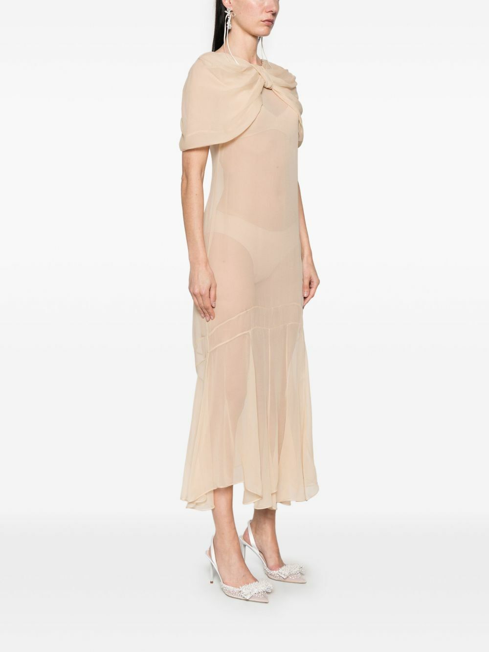 Simone Rocha Silk Maxi Dress Simone Rocha