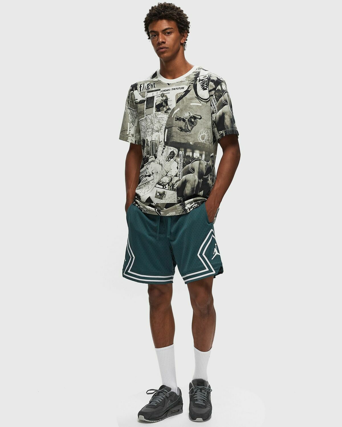 Jordan Dri Fit Sport Diamond Shorts Green Sport & Team Shorts JordanLuca