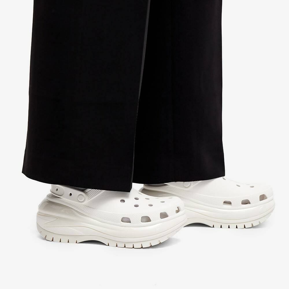Crocs Women's Classic Mega Crush Clog in White Crocs