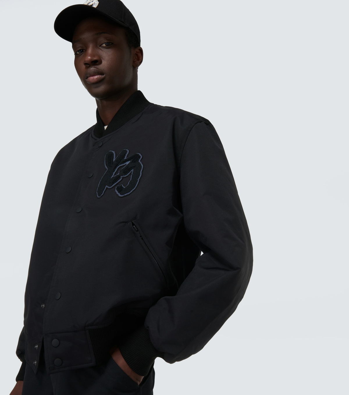 Y-3 - Logo appliqué varsity jacket Y-3