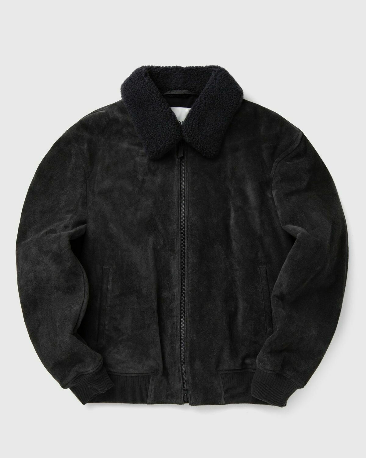 Closed Leather Jacket Blue Bomber Jackets Closed