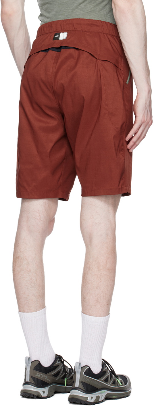 PEdALED Burgundy Water-Repellent Shorts