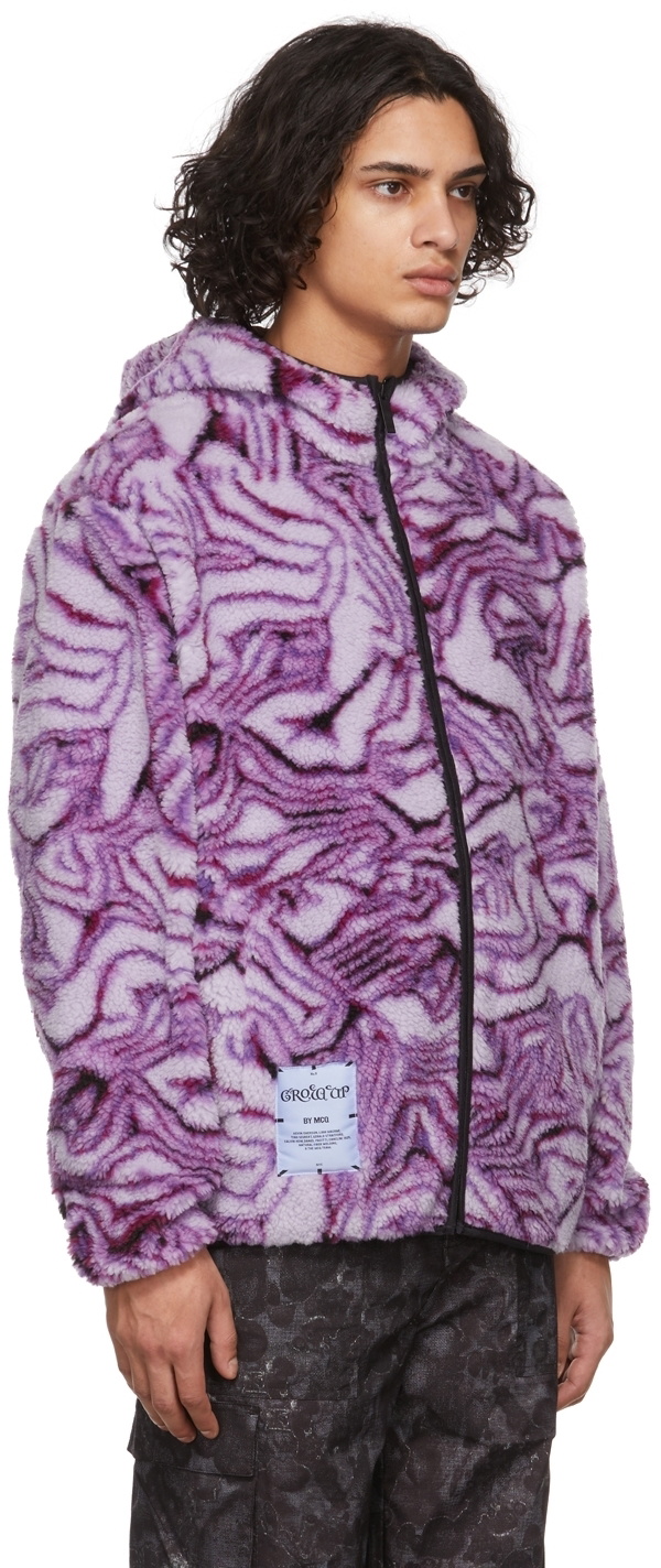 MCQ Purple Fleece Jacket McQ Alexander McQueen