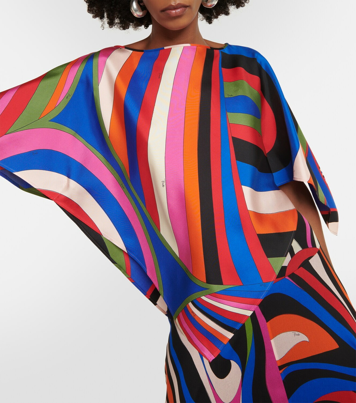 Pucci Iride silk twill top Emilio Pucci