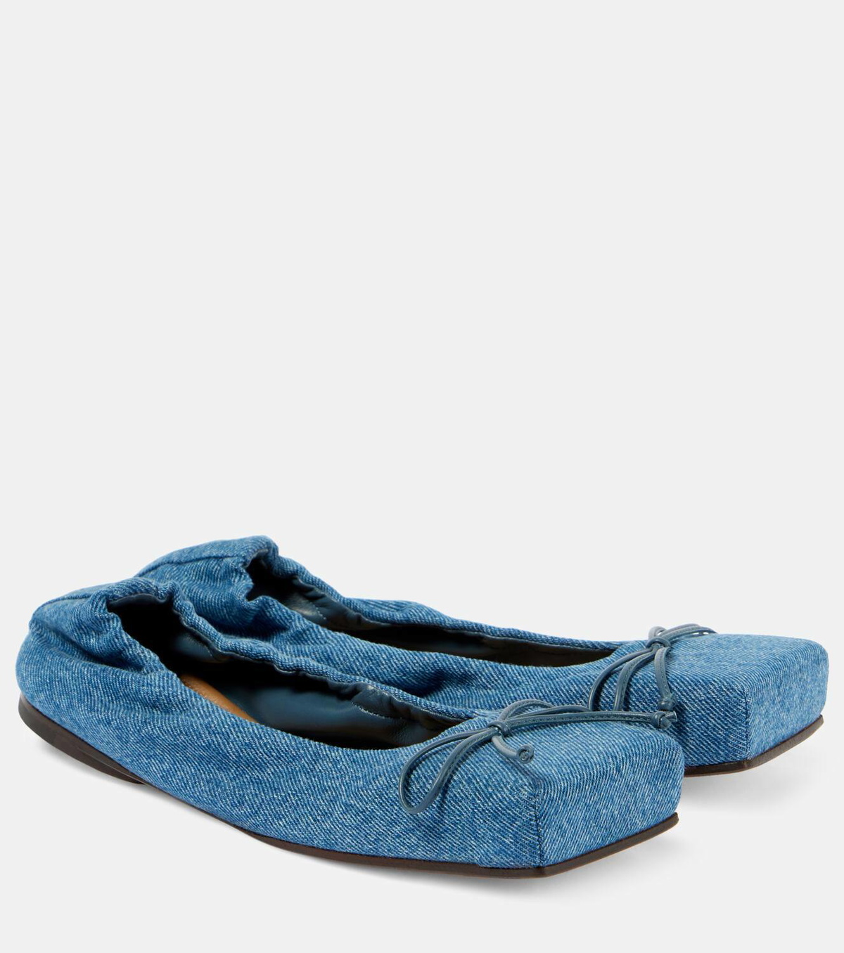 Jacquemus Les Ballerines denim ballet flats Jacquemus