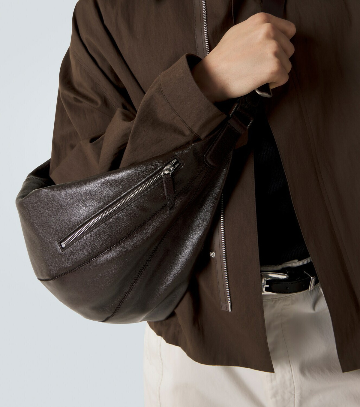 Lemaire Quiver Clip leather shoulder bag Lemaire