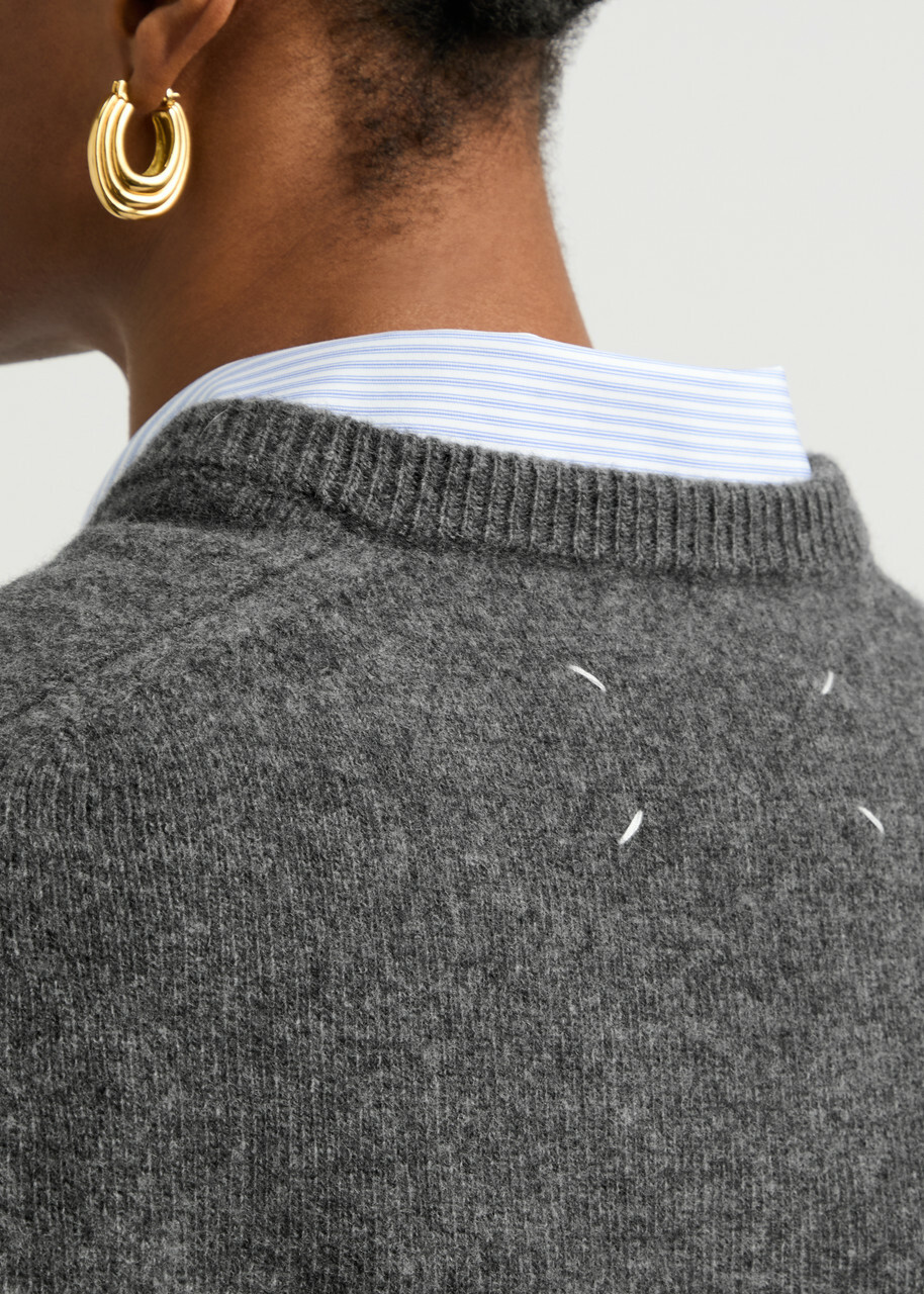 Maison Margiela Wool Jumper Charcoal Maison Margiela