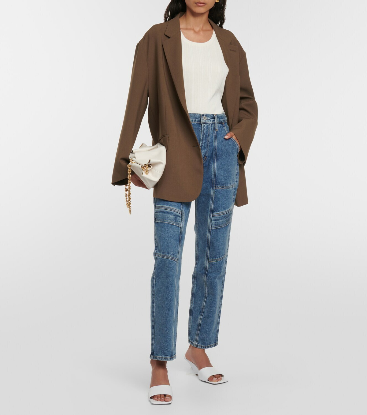 Agolde Cooper denim cargo pants AGOLDE