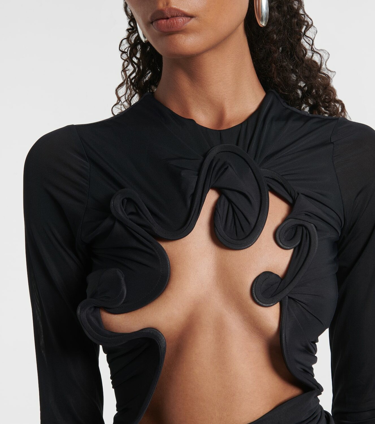 Christopher Esber Hollow Venus cutout mesh top Christopher Esber