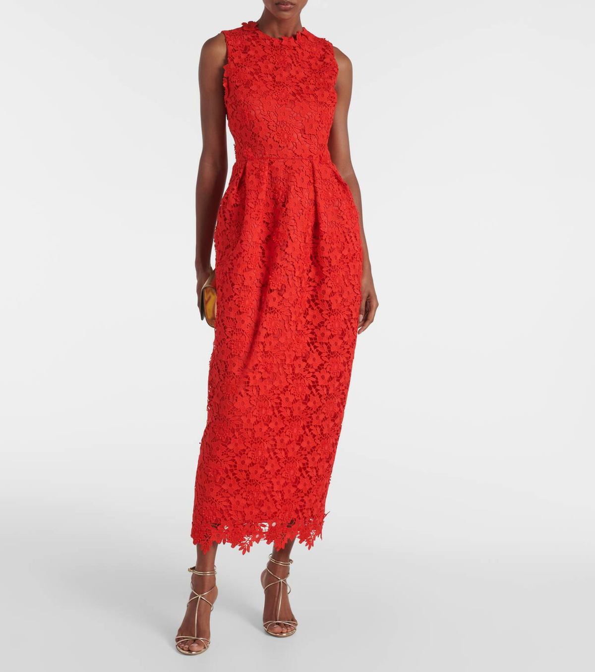 Safiyaa Alani lace midi dress Safiyaa