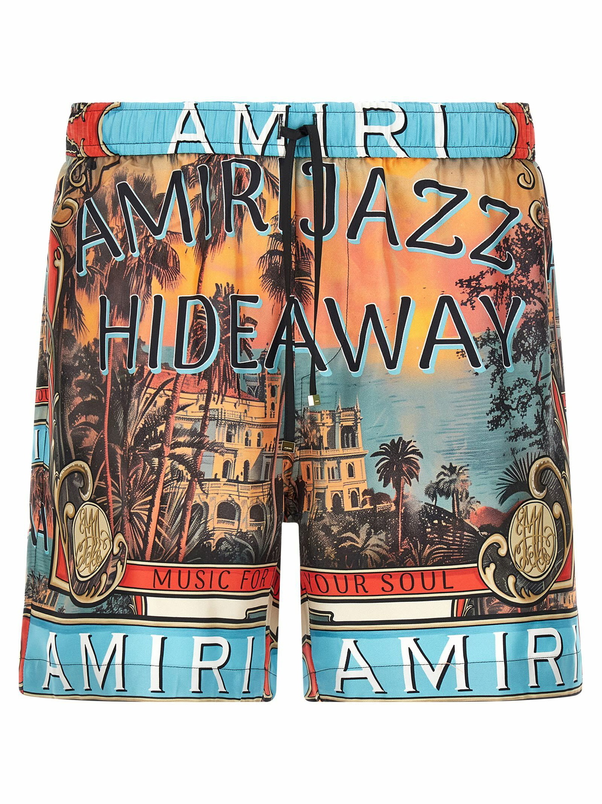 amiri Jazz Hideaway Bermuda Shorts Amiri