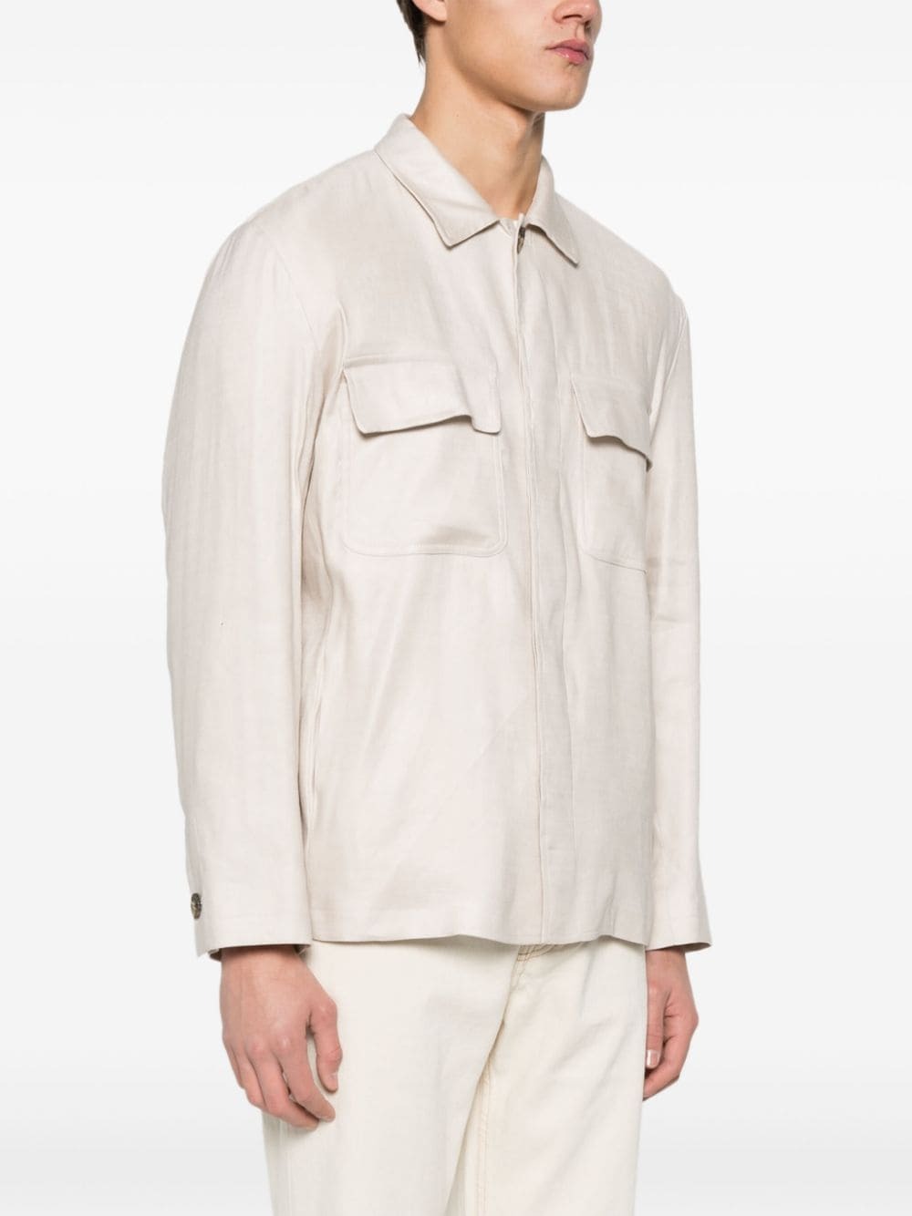 LARDINI - Jacket With Logo Lardini