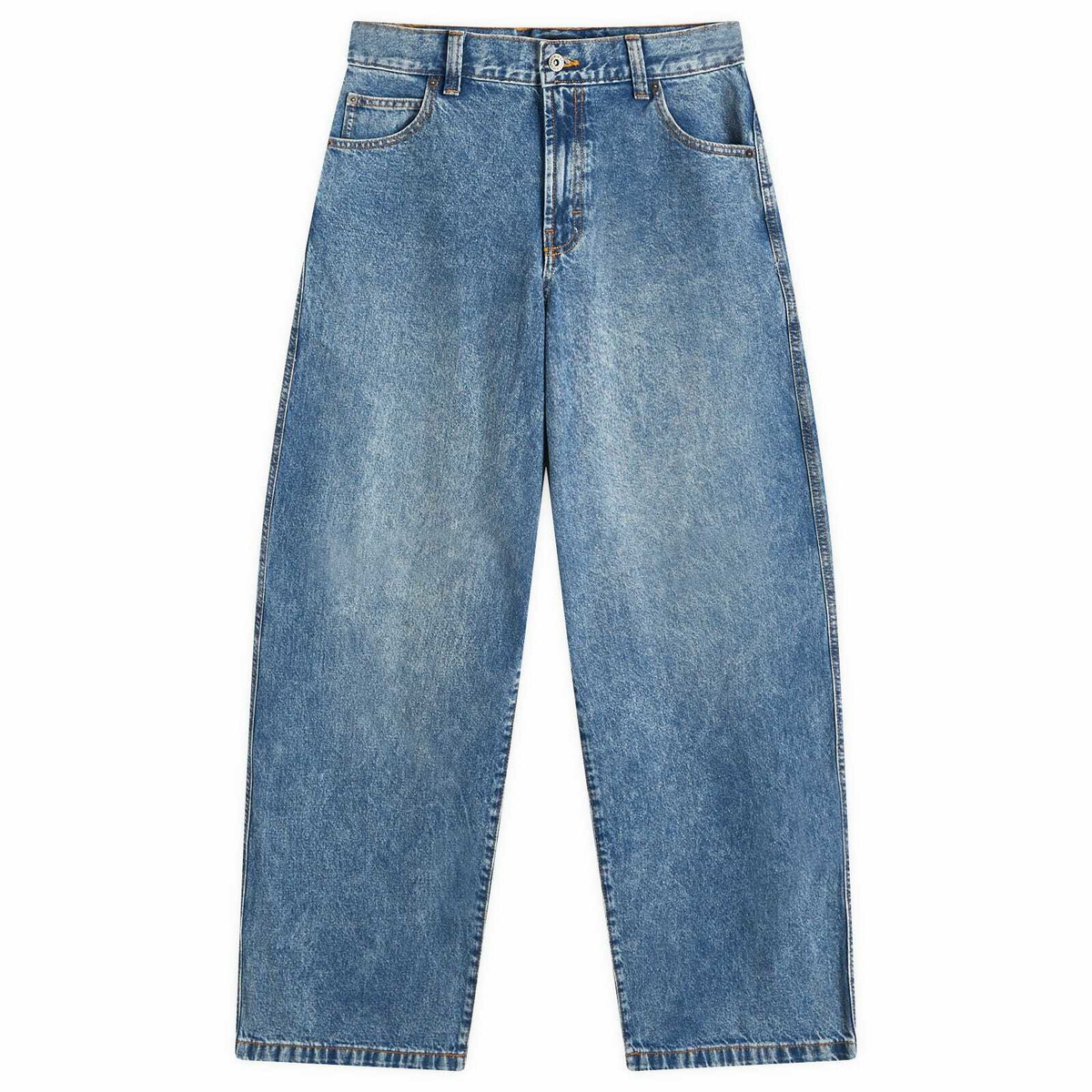 Dickies Men's Loose Wave Denim Jeans in Rinsed Blue W/Fade Dickies ...