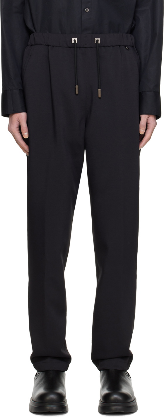 Wooyoungmi Black Drawstring Sweatpants Wooyoungmi