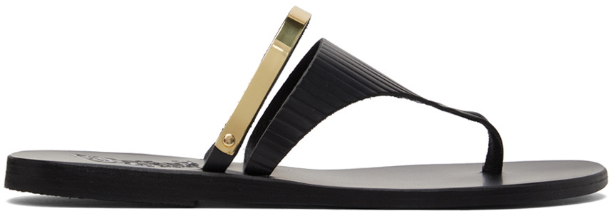 Ancient Greek Sandals Black Drepani Sandals Ancient Greek Sandals