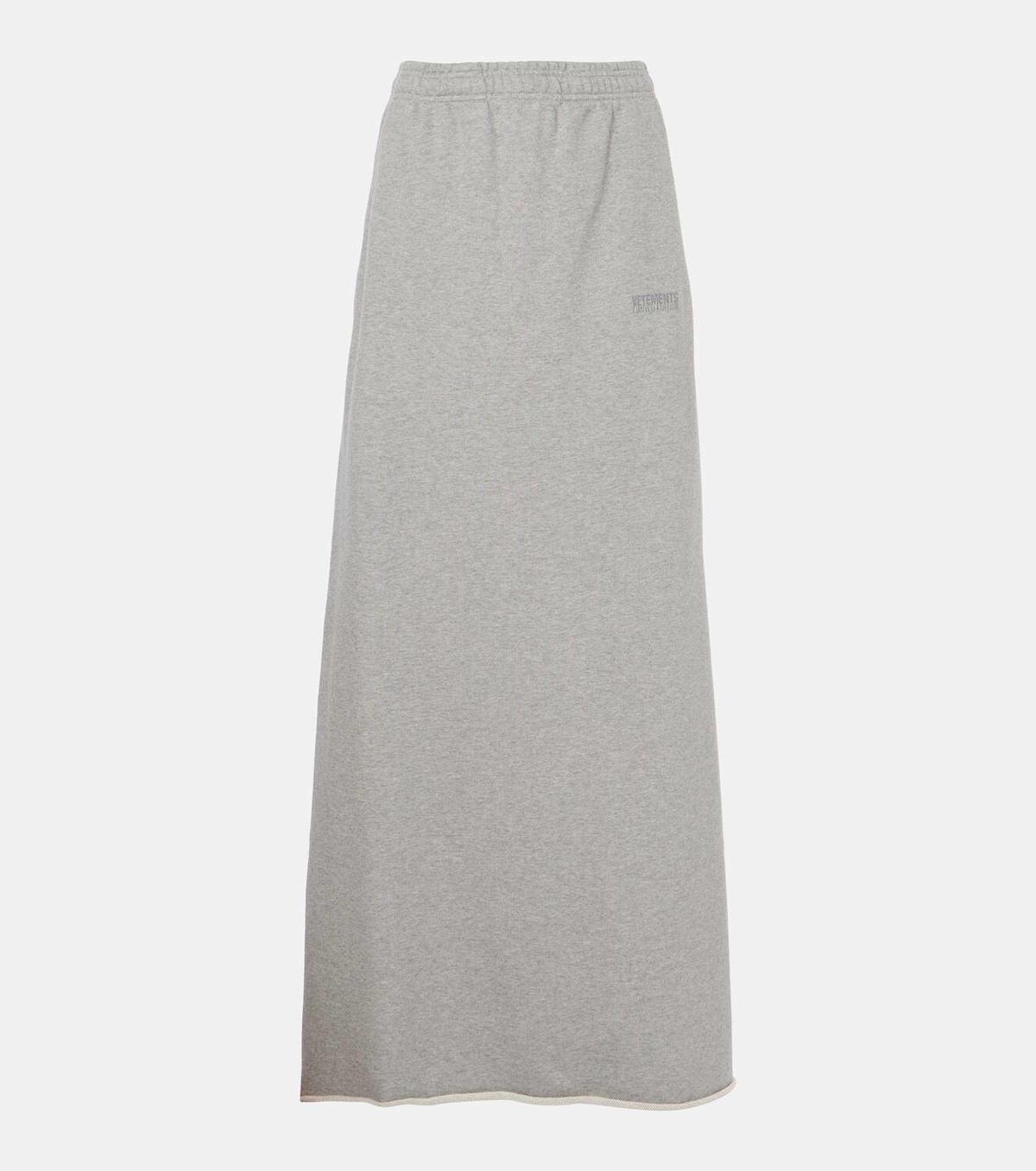 Vetements Molleton cotton-blend maxi skirt Vetements