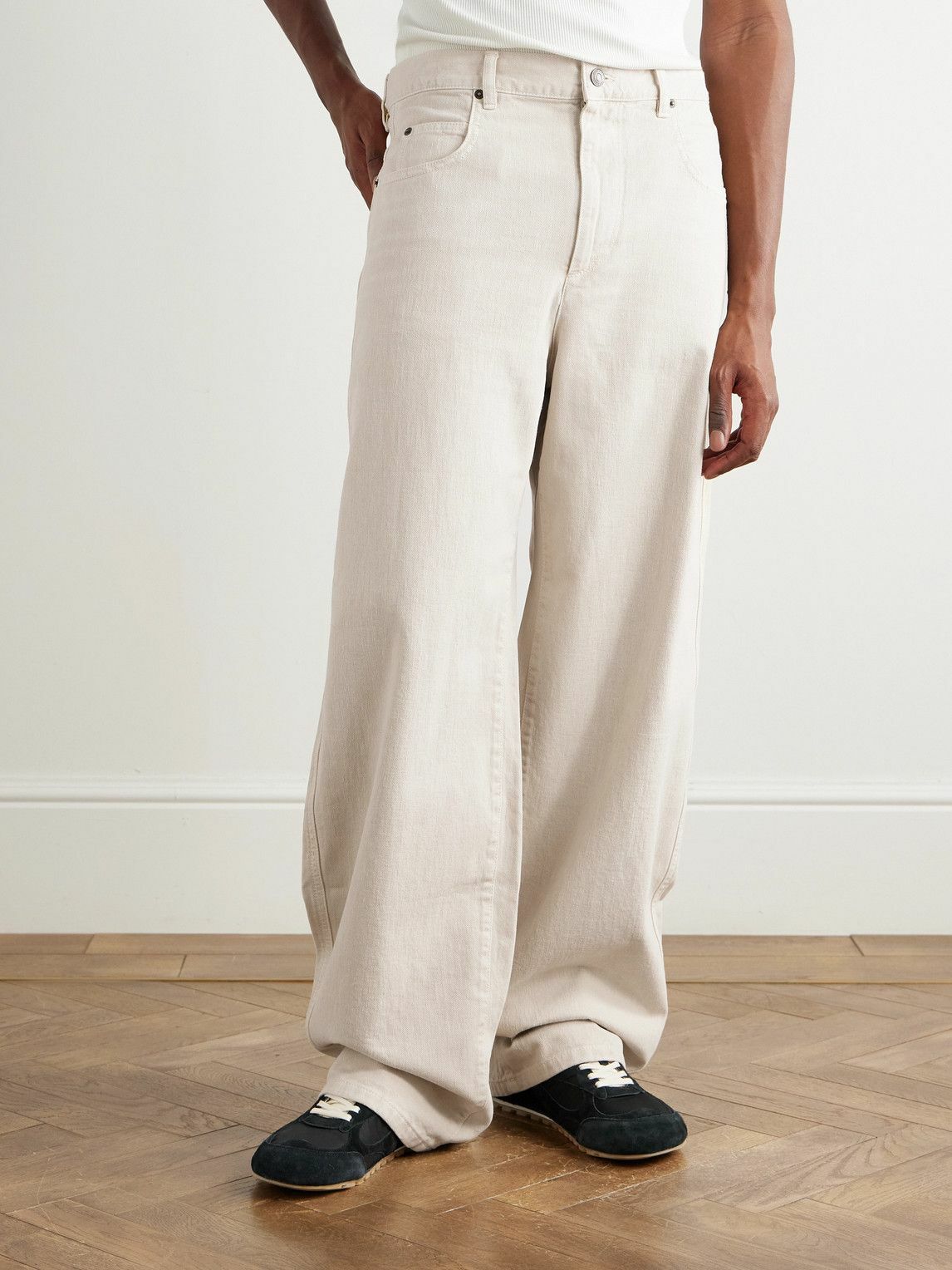 Marant - Jameson Wide-Leg Jeans - Neutrals Isabel Marant