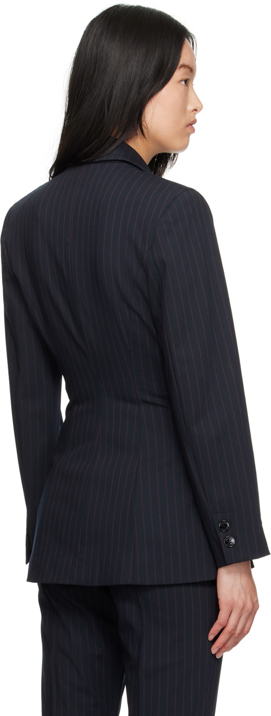 GANNI Navy Striped Blazer GANNI