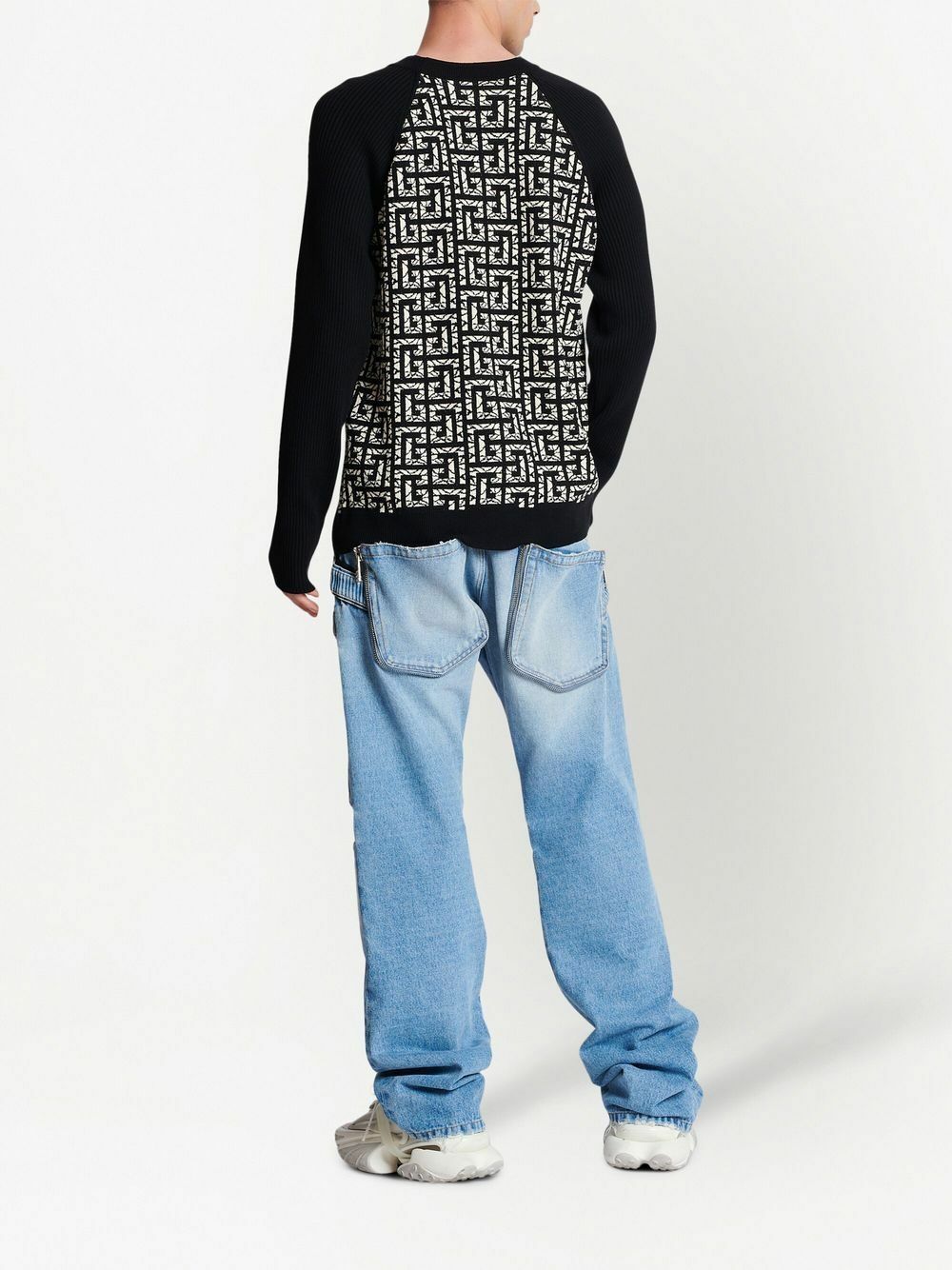 BALMAIN - Monogram Sweater Balmain