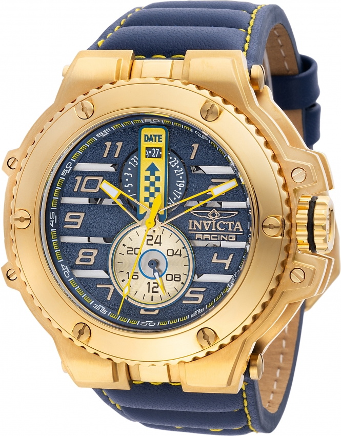 Invicta Invicta Racing Downforce GMT Quartz Blue Dial Mens Watch 47379 ...