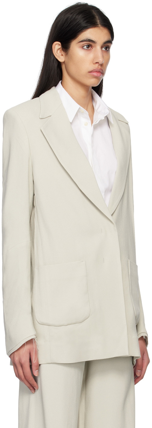 BITE Beige Raw Artist Blazer BITE