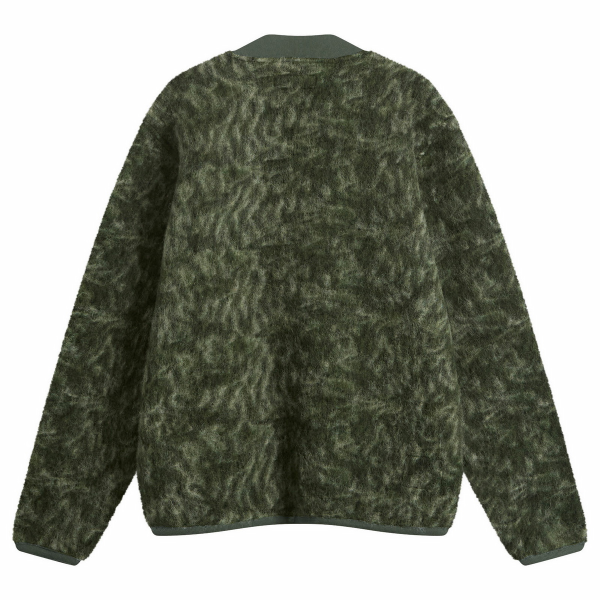 END. x Universal Works Men's Snug Bomber Jacket in Olive Universal Works