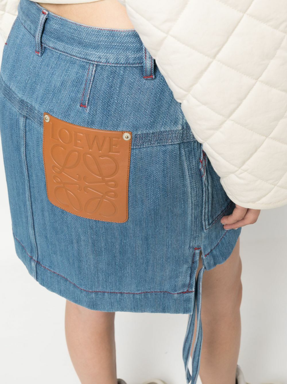 Loewe Denim Mini Skirt Loewe