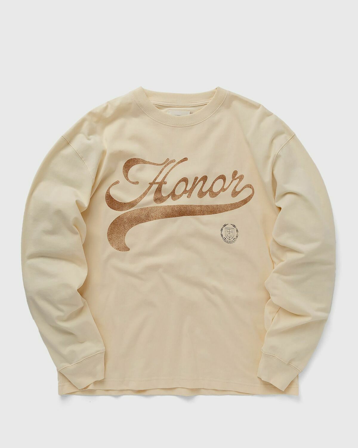 Honor The Gift Holiday Script Ls Beige Longsleeves Honor the Gift