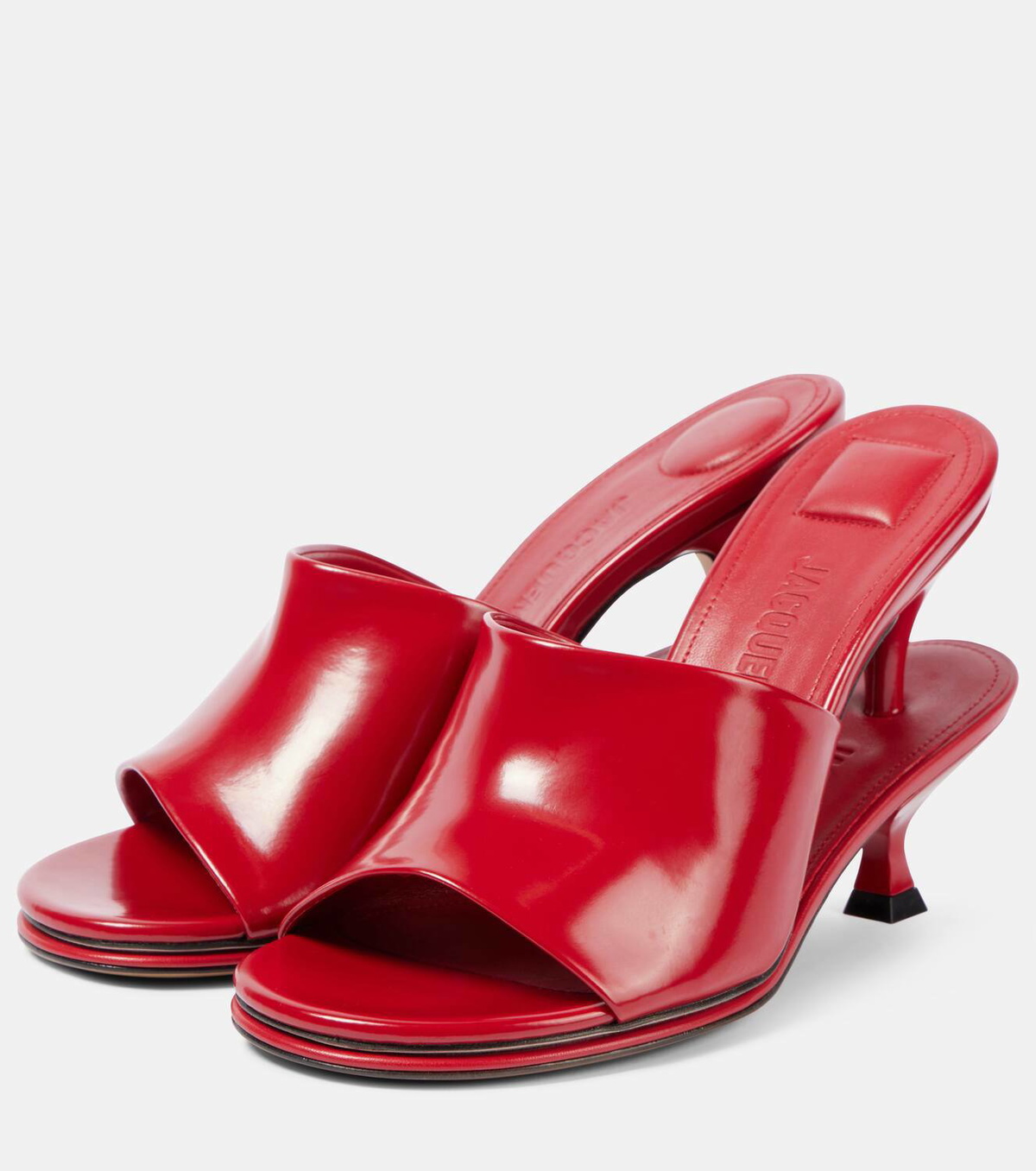 Jacquemus Les Doubles Mules leather mules Jacquemus