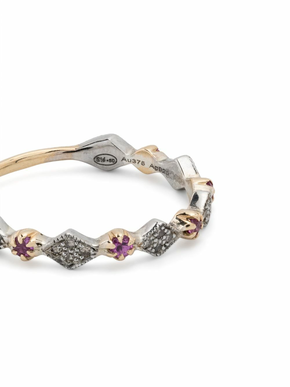 Pascale Monvoisin Gold Plated Sterling Silver Ava No. 1 Sapphire And ...