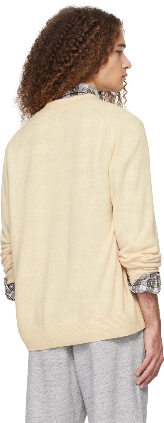 Acne Studios Beige Patch Cardigan Acne Studios