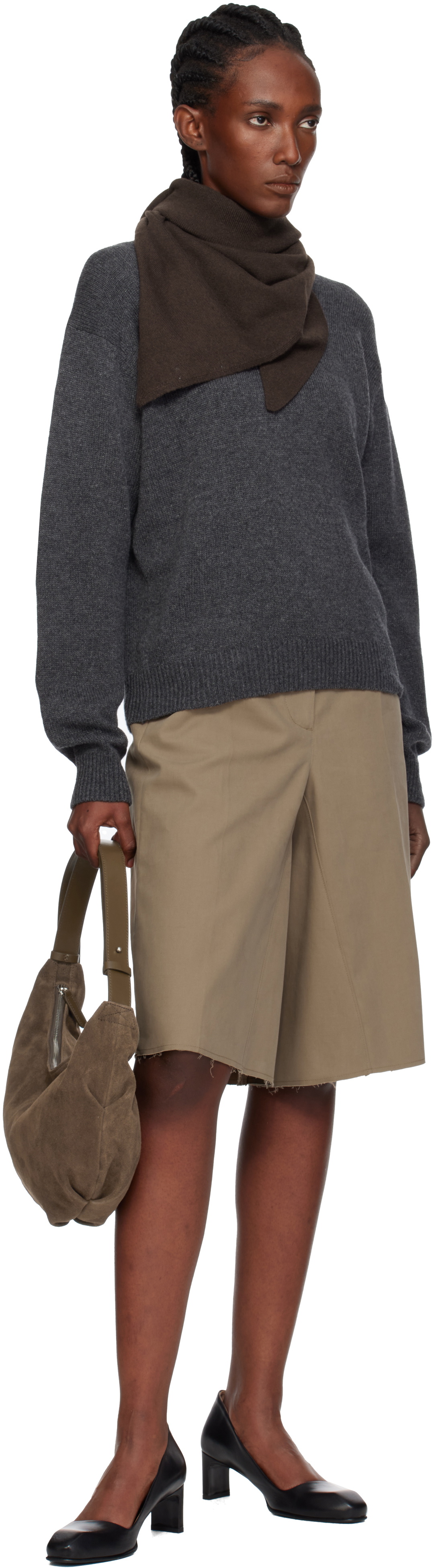 Nothing Written Brown Ht Suede Shoulder Bag NOTHING WRITTEN