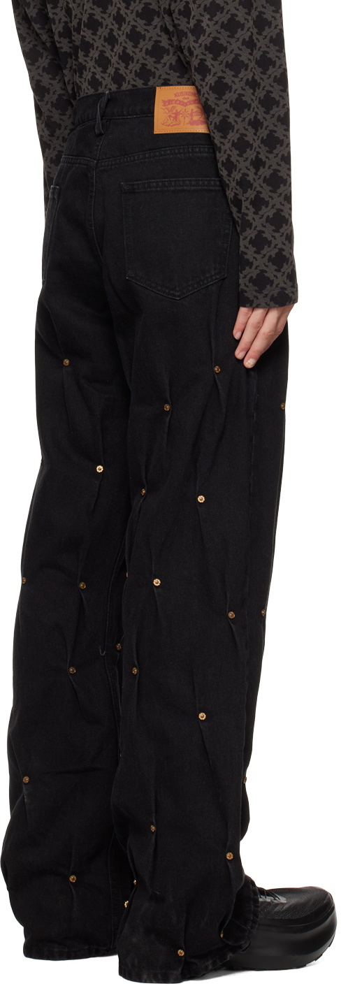 KUSIKOHC SSENSE Exclusive Blue Multi Rivet Jeans KUSIKOHC