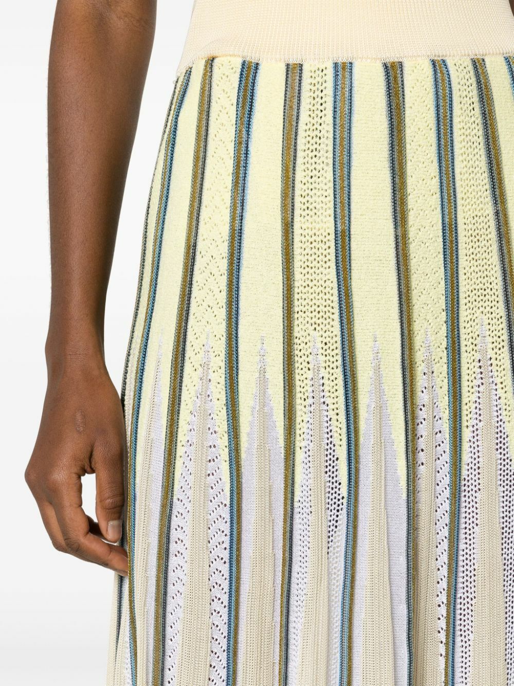 FORTE FORTE - Inlay Knit Long Pencil Skirt Forte Forte