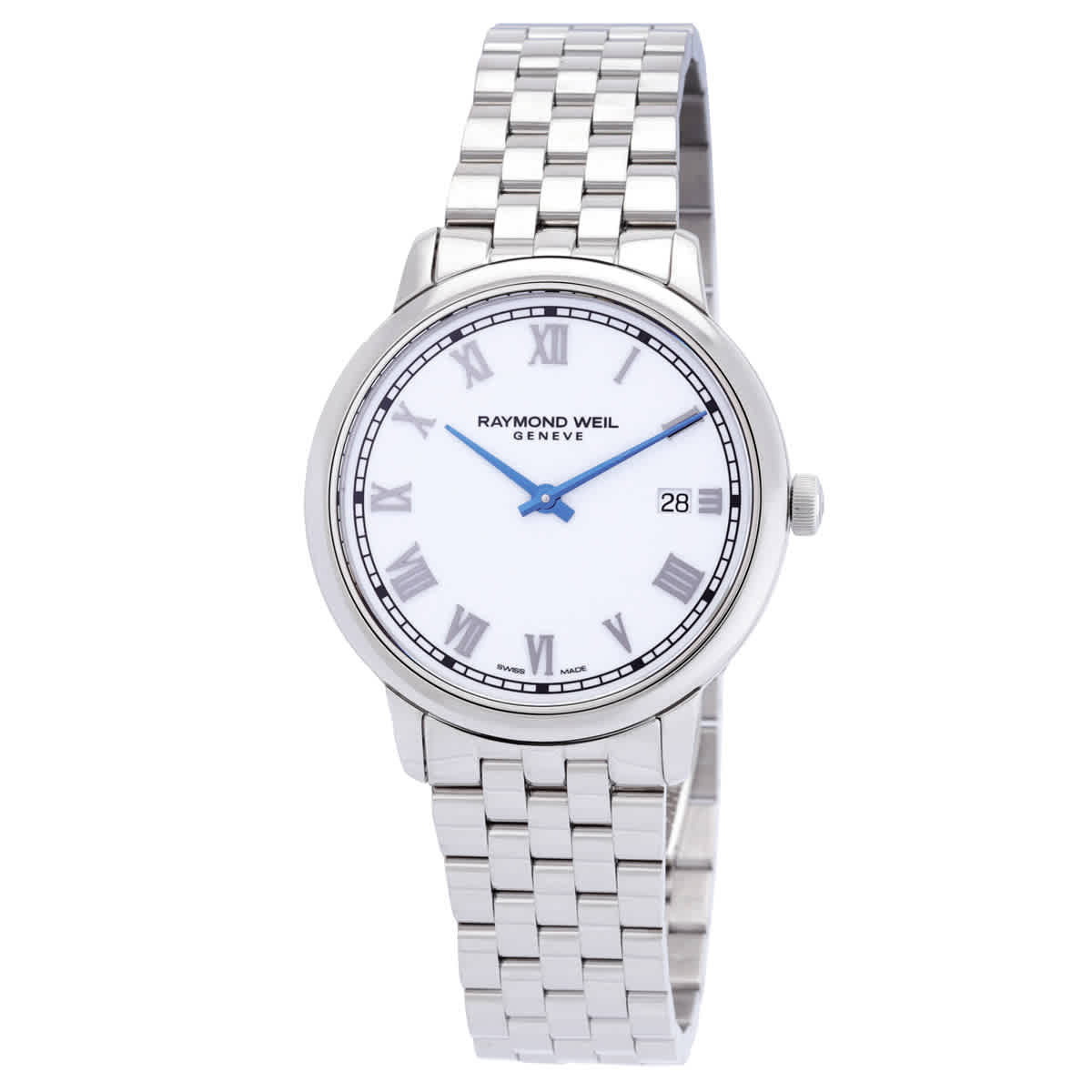 Raymond Weil Toccata Quartz White Dial Mens Watch 5485-ST-00359 Raymond ...