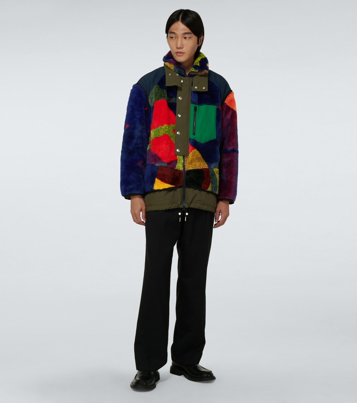 Sacai - sacai x KAWS patchwork bomber jacket Sacai