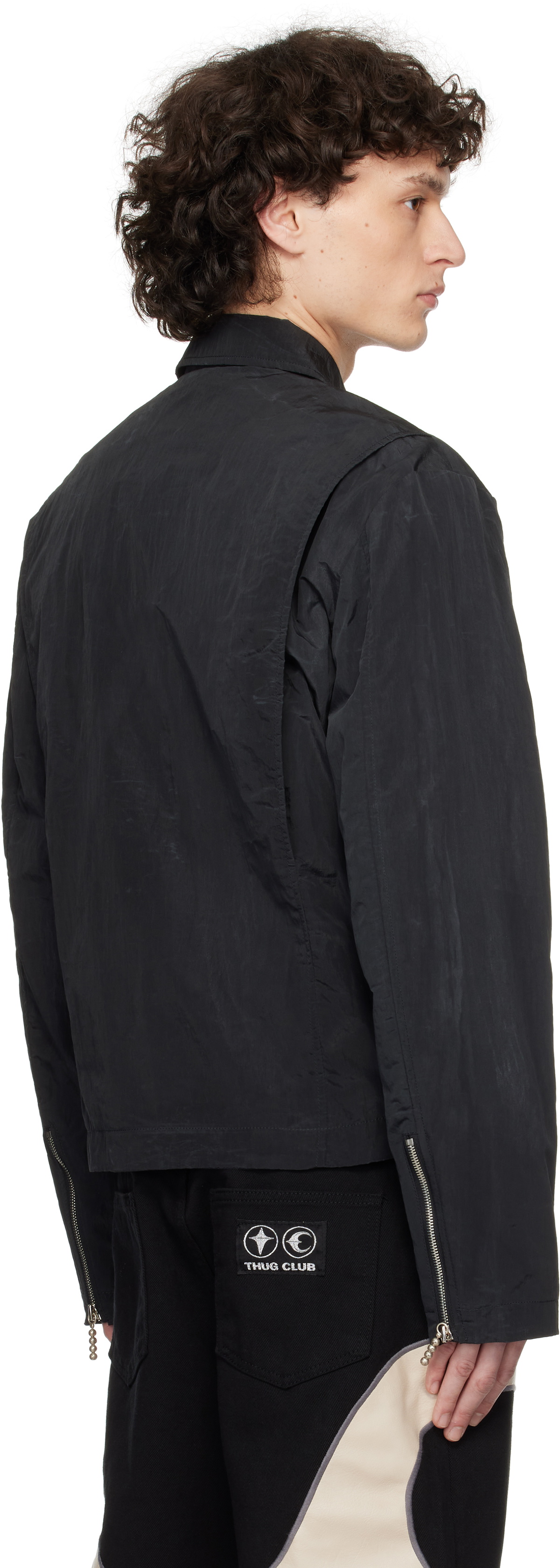 Thug Club Black Scarred Bio Soldier Jacket Thug Club