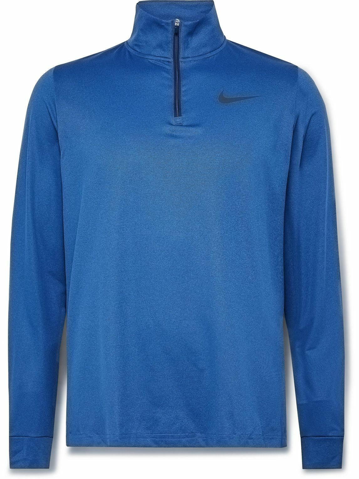 Nike Training - Dri-FIT Half-Zip Top - Blue Nike Training