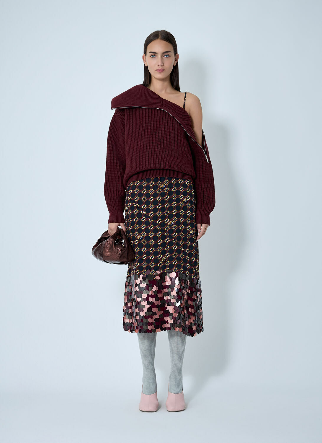 Dries Van Noten Zip-Collar Sweater Dries Van Noten